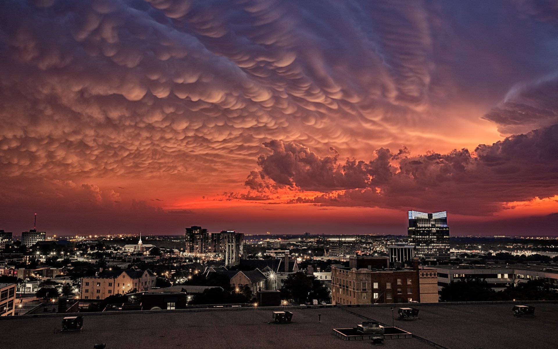 Fort Worth Sunset: A Stunning HD Wallpaper