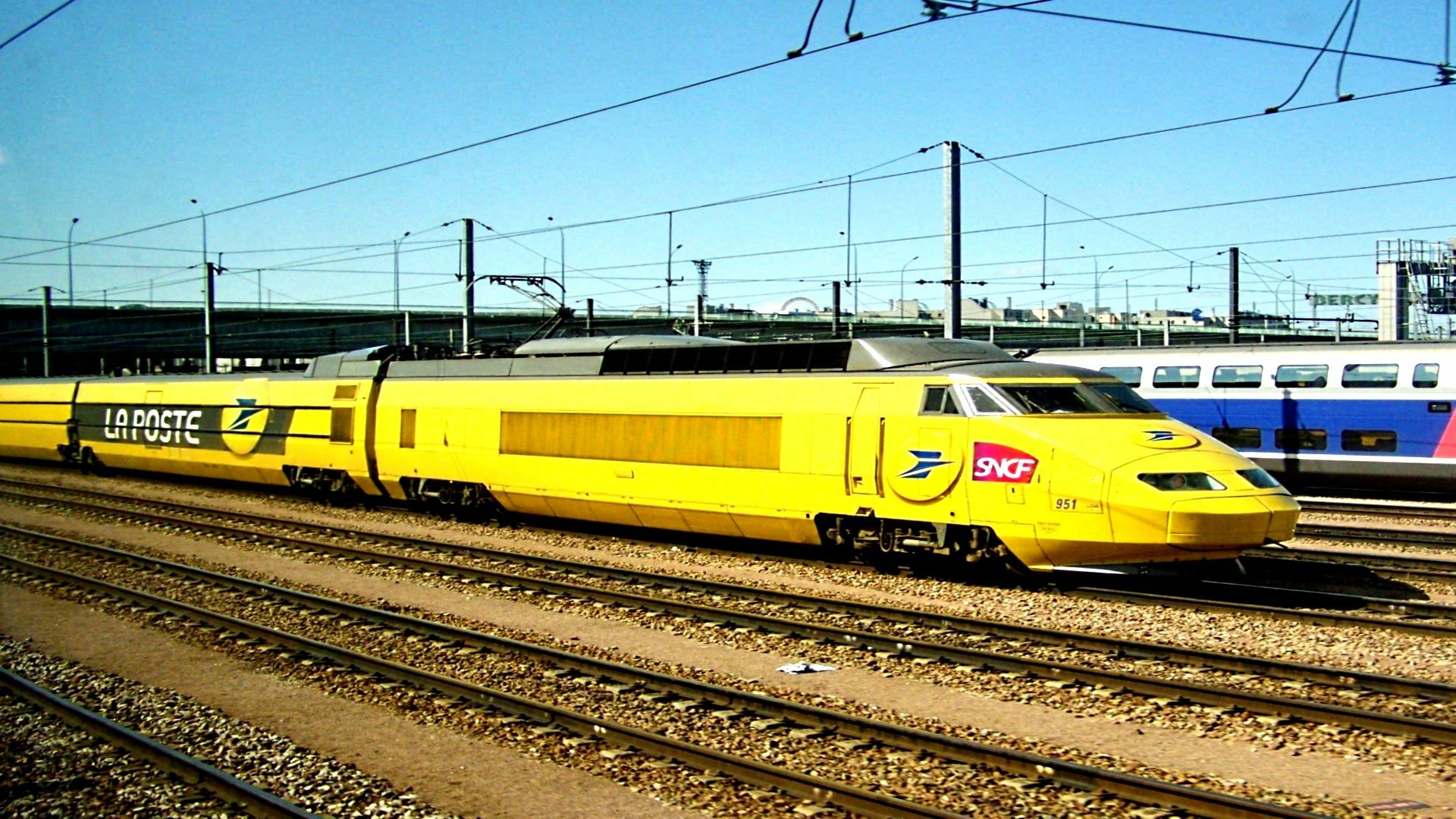 High-Speed Yellow Train: HD Wallpaper of Modern Rail Vehicle ...