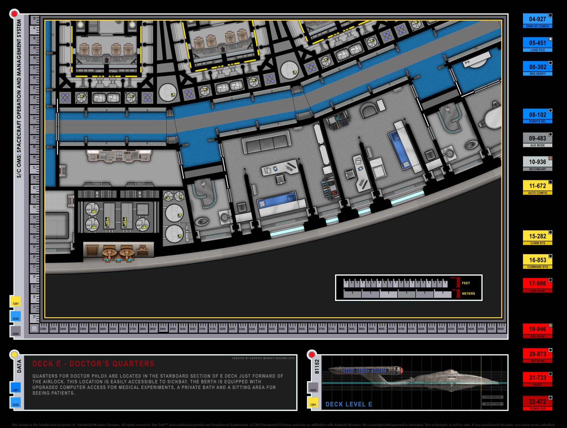 Star Trek TOS — Enterprise Deck Blueprint HD Wallpaper | 2165x1635 ...