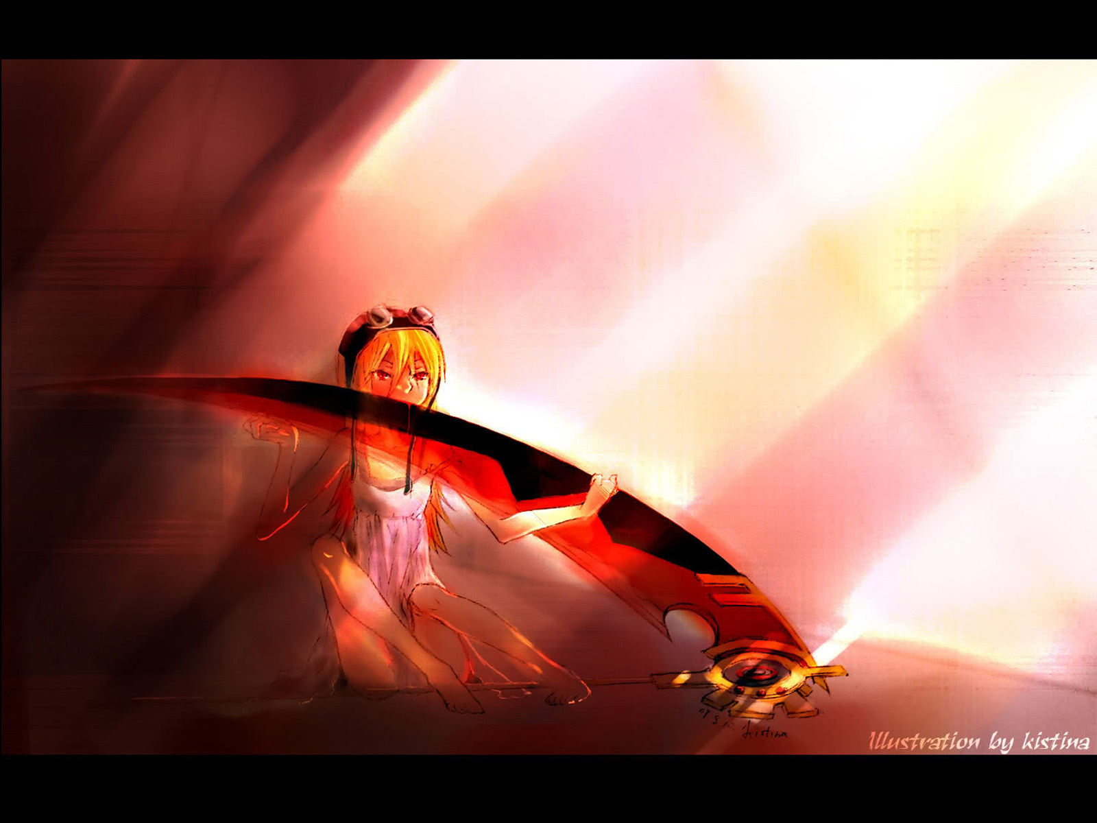 Shinobu Oshino Radiance – Stunning Monogatari HD Anime Wallpaper