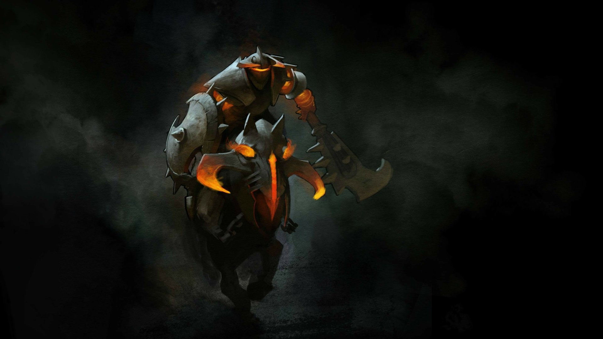 Epic DotA 2 HD Wallpaper: Shadowfiend in Dark Smoke