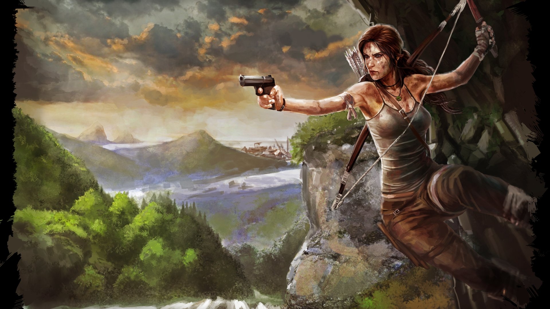Lara Croft 4K Ultra HD | Epic Tomb Raider Video Game Wallpaper