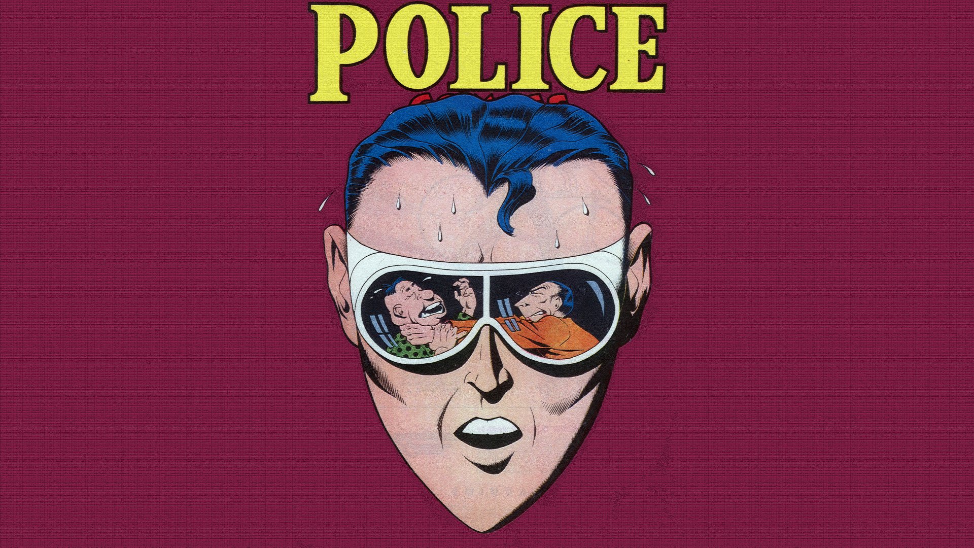 Download Comic Police 8k Ultra HD Wallpaper