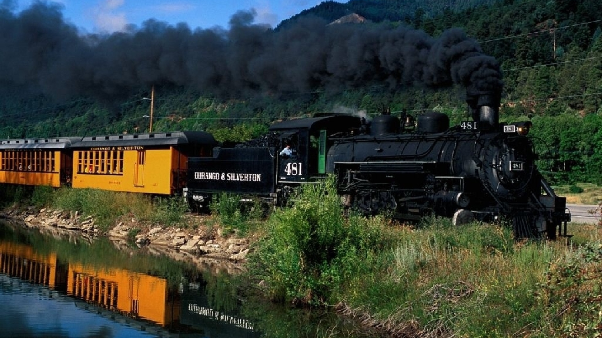 Wallpaper Steam Train Hd