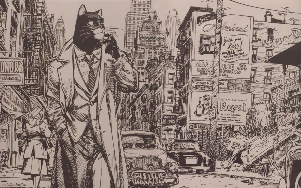 Blacksad: HD Wallpaper from the Iconic Comic Series