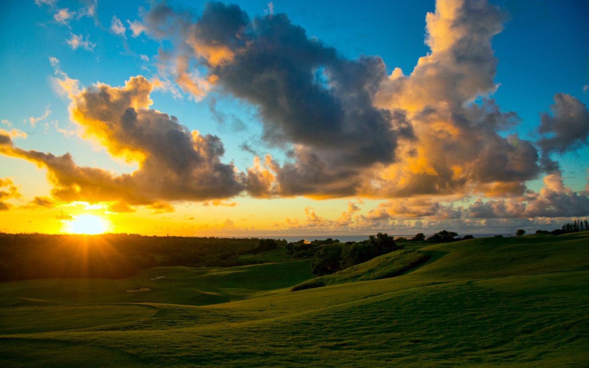 Download Nature Sunrise HD Wallpaper