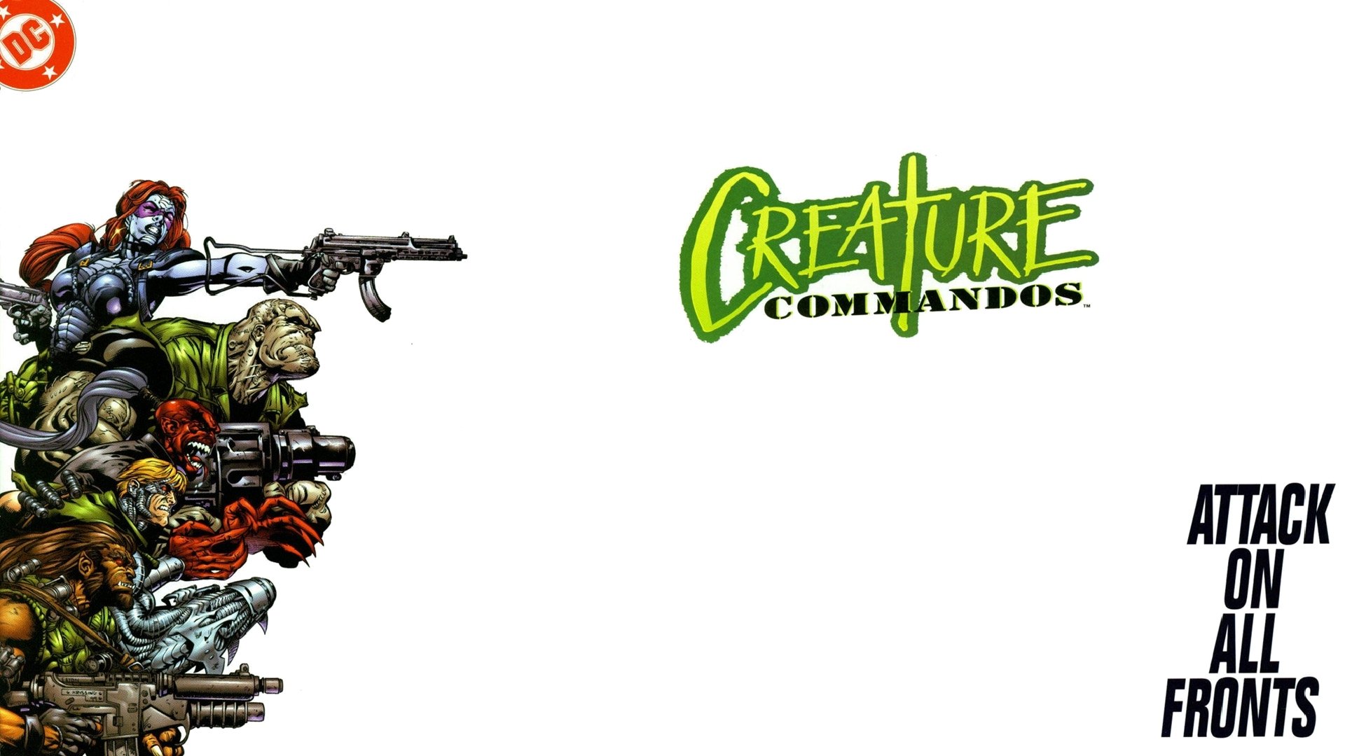 Download Comic Creature Commandos HD Wallpaper