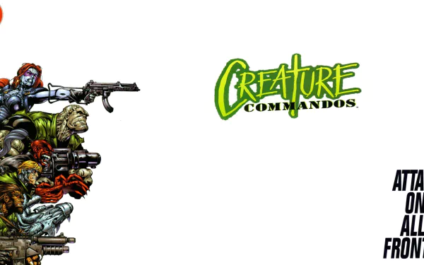 Creature Commandos HD Wallpaper – Legendary Monster Heroes Assemble!