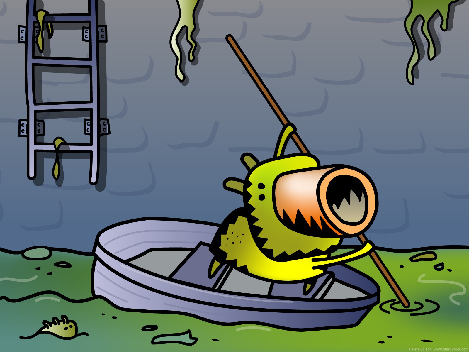 Artistic Blurburger Wallpaper