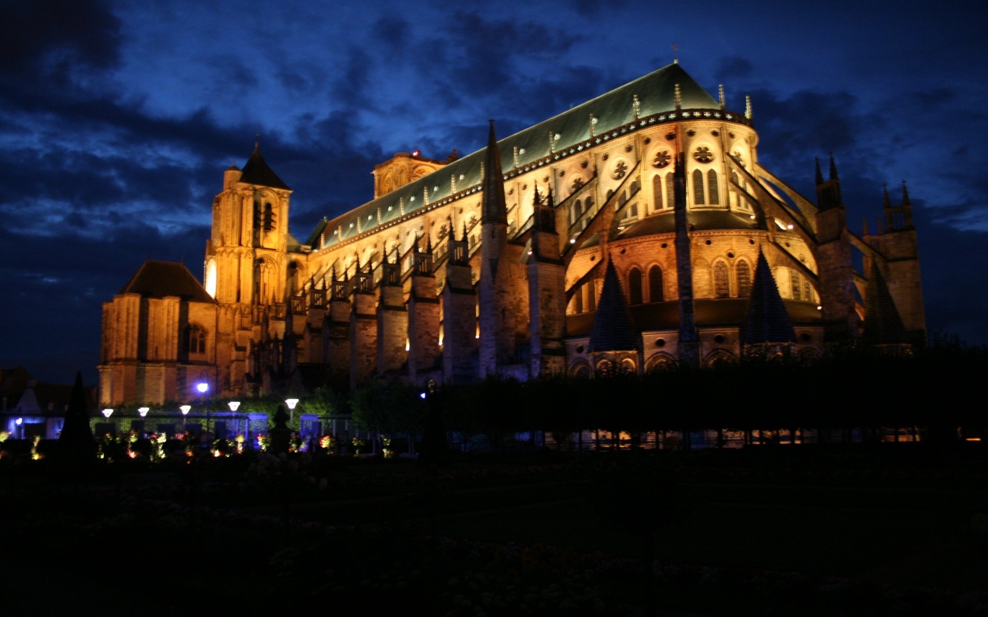 Download Religious Bourges Cathedral HD Wallpaper