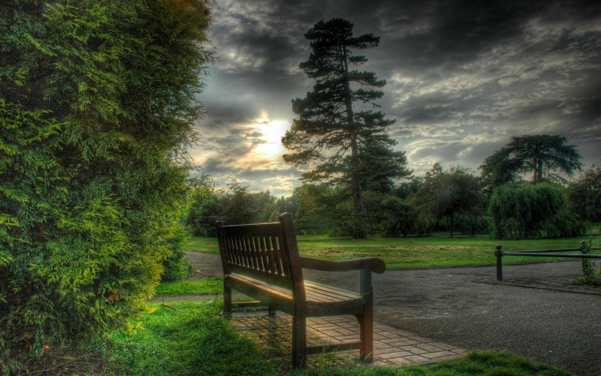 Bench HD Wallpaper