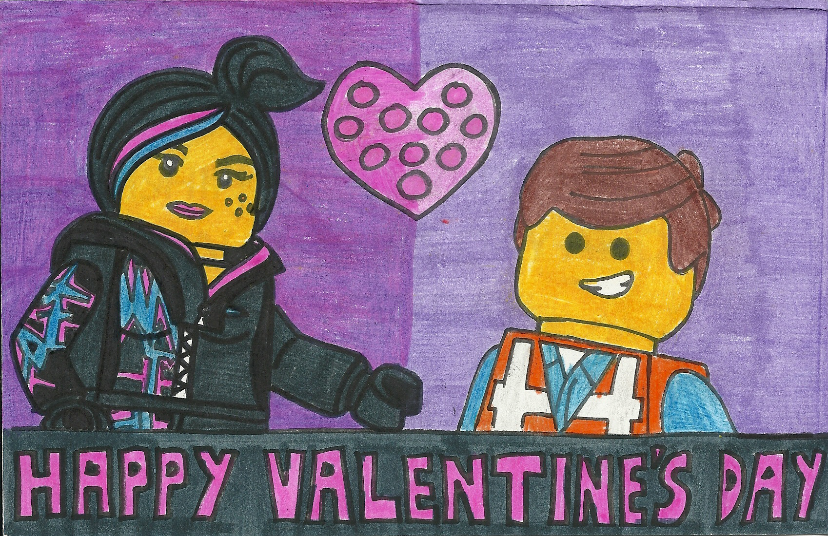 Happy Valentine's — Wyldstyle & Emmet (The LEGO Movie) HD Wallpaper by ...