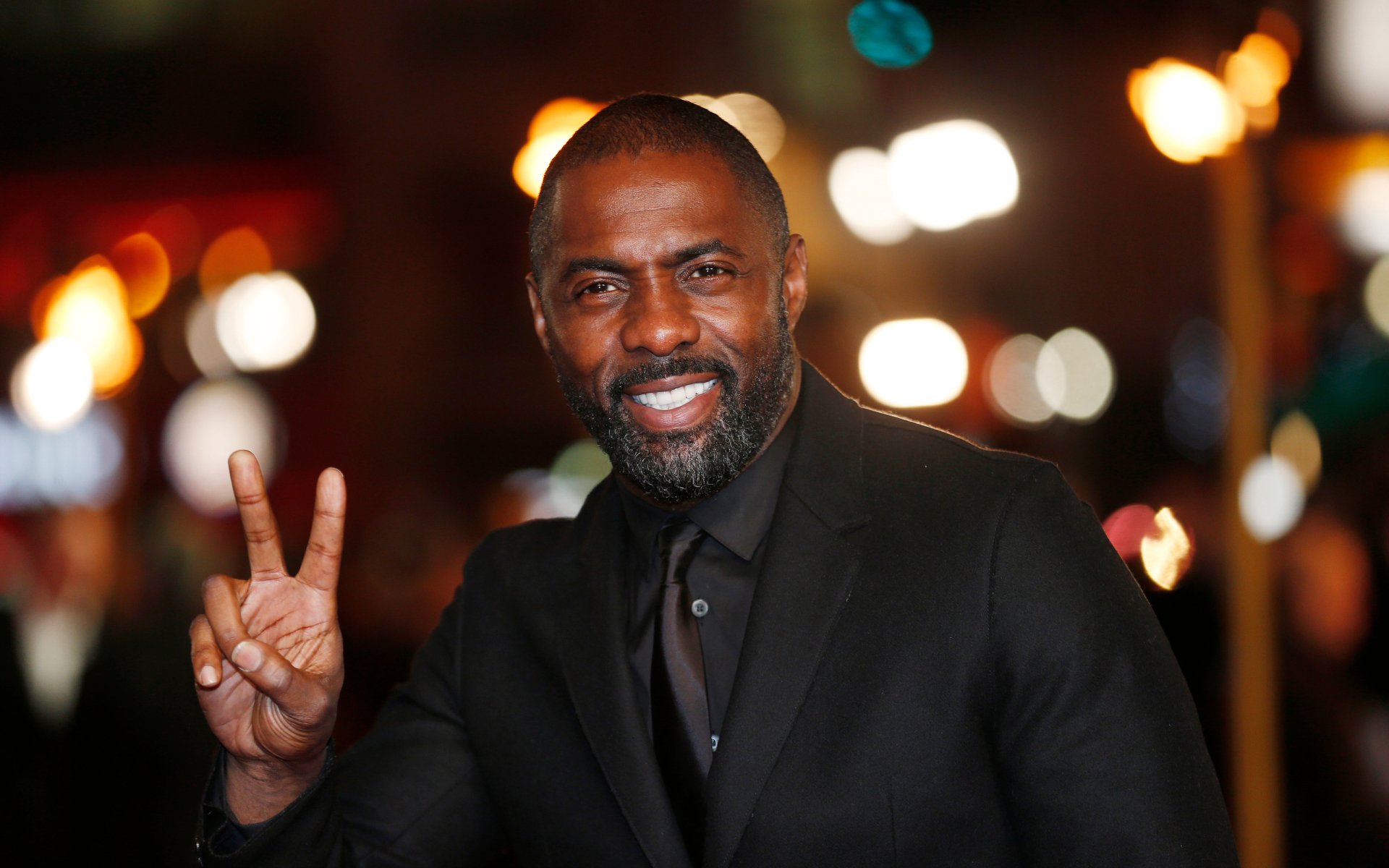 Download British Actor Celebrity Idris Elba HD Wallpaper
