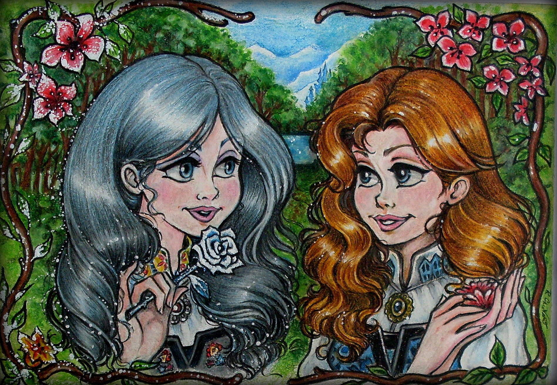 Frozen Sisters: Elsa & Anna — Snowy HD Movie Wallpaper by ...