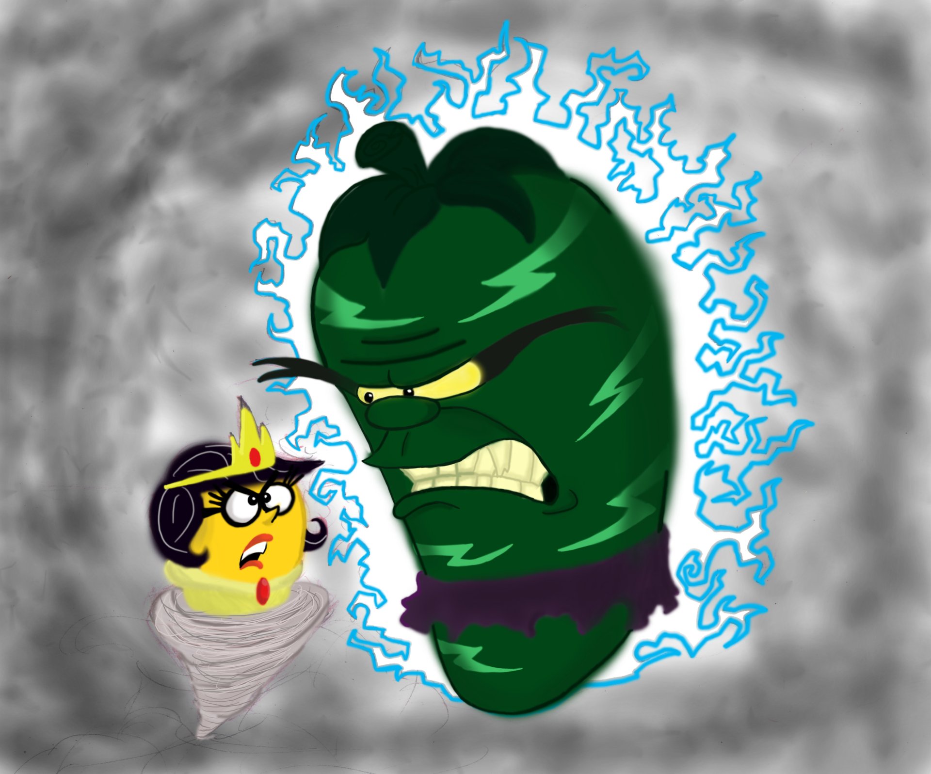 Angry Eyebrows Larryboy