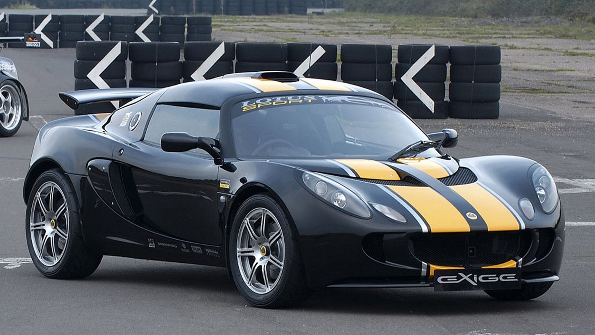 Download Black Car Car Lotus (Car) Vehicle Lotus Exige HD Wallpaper