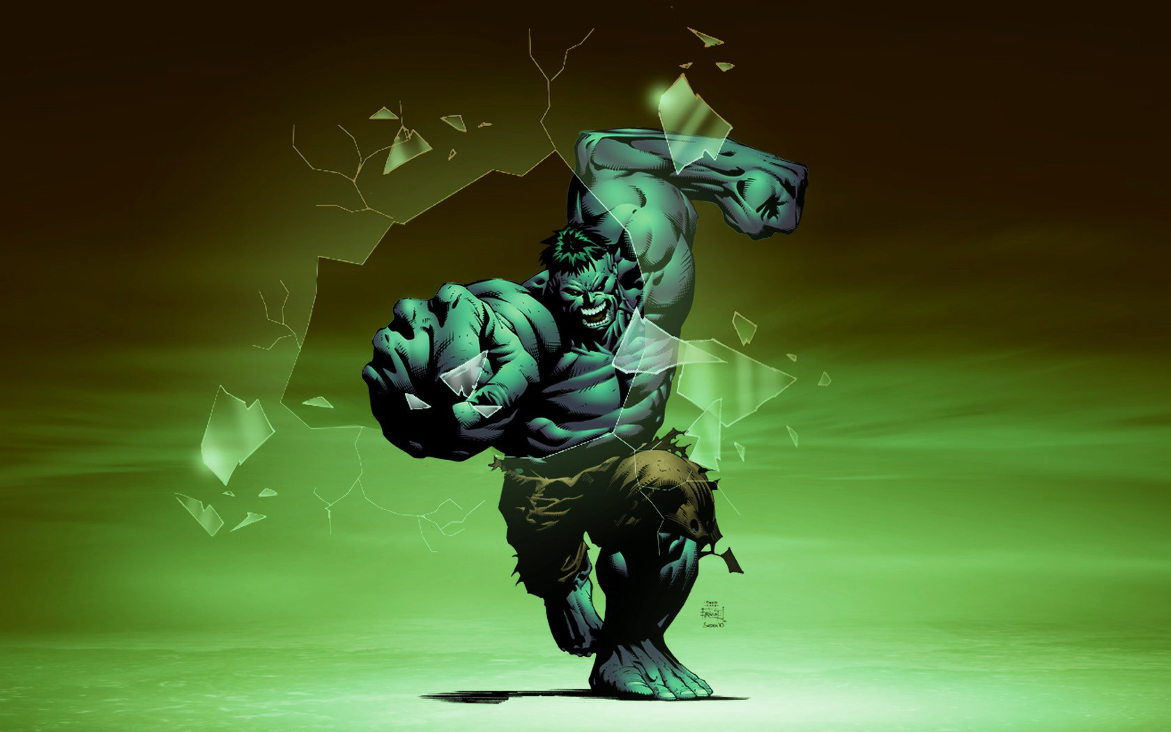 Dynamic Hulk Comic HD Wallpaper