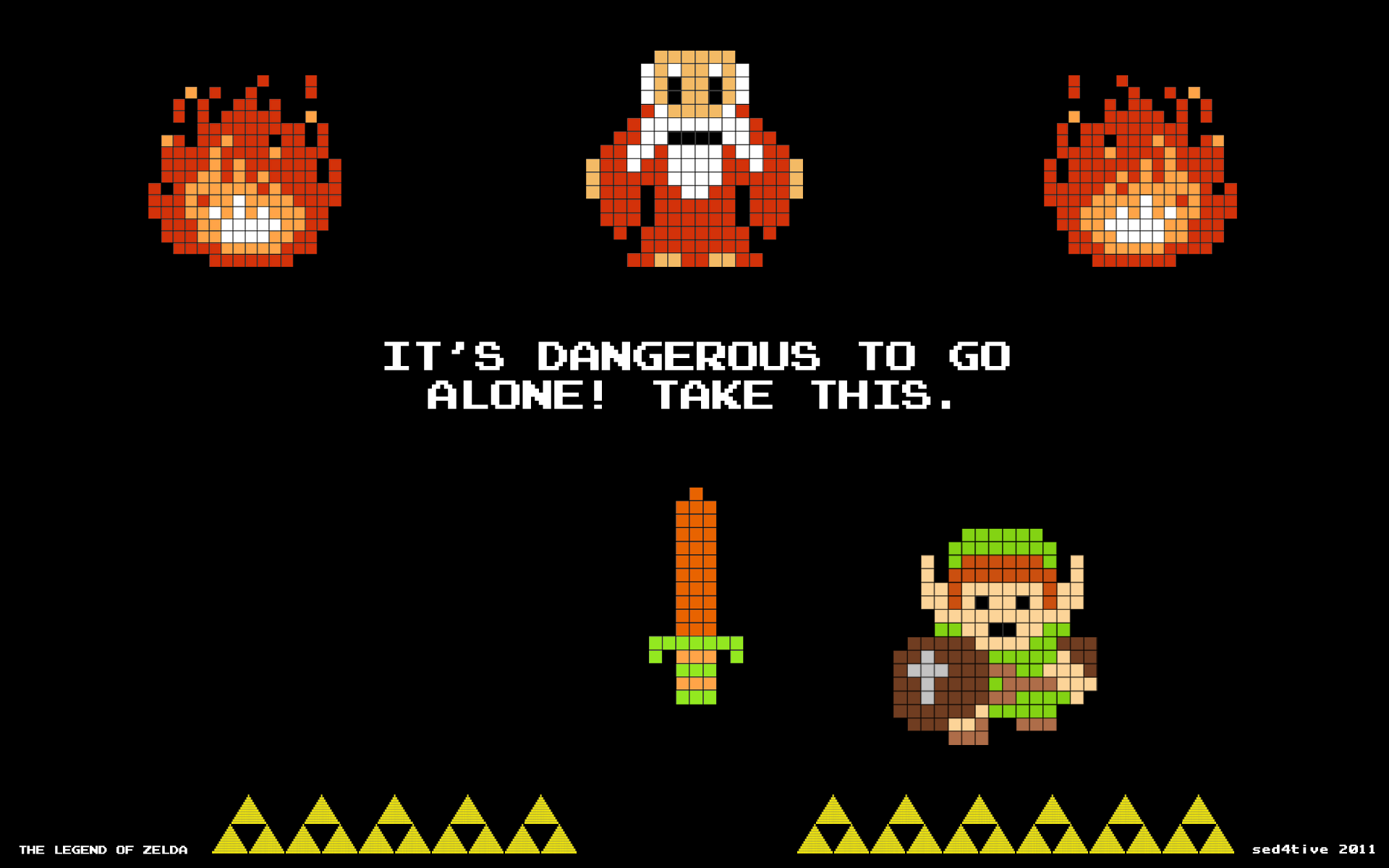 HD Wallpaper: Epic Moments from The Legend of Zelda by sed4tive