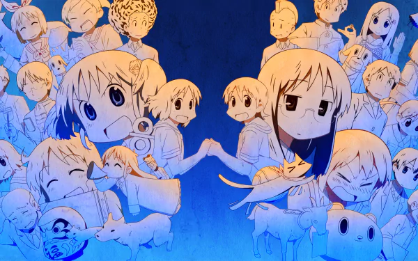 [160+] Nichijō Wallpapers