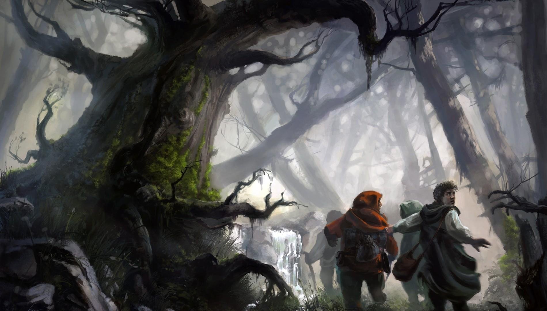 Enchanted Middle-Earth Forest: HD Fantasy Wallpaper Inspired by The ...
