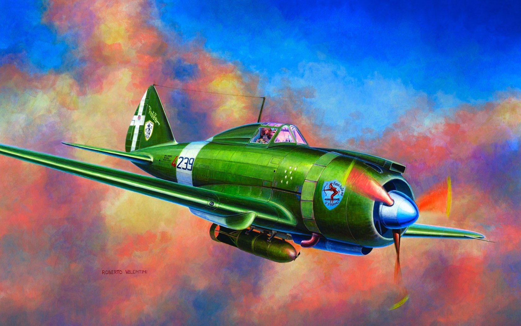 Reggiane Re.2002 Wallpaper and Background Image | 1680x1050 | ID:512329