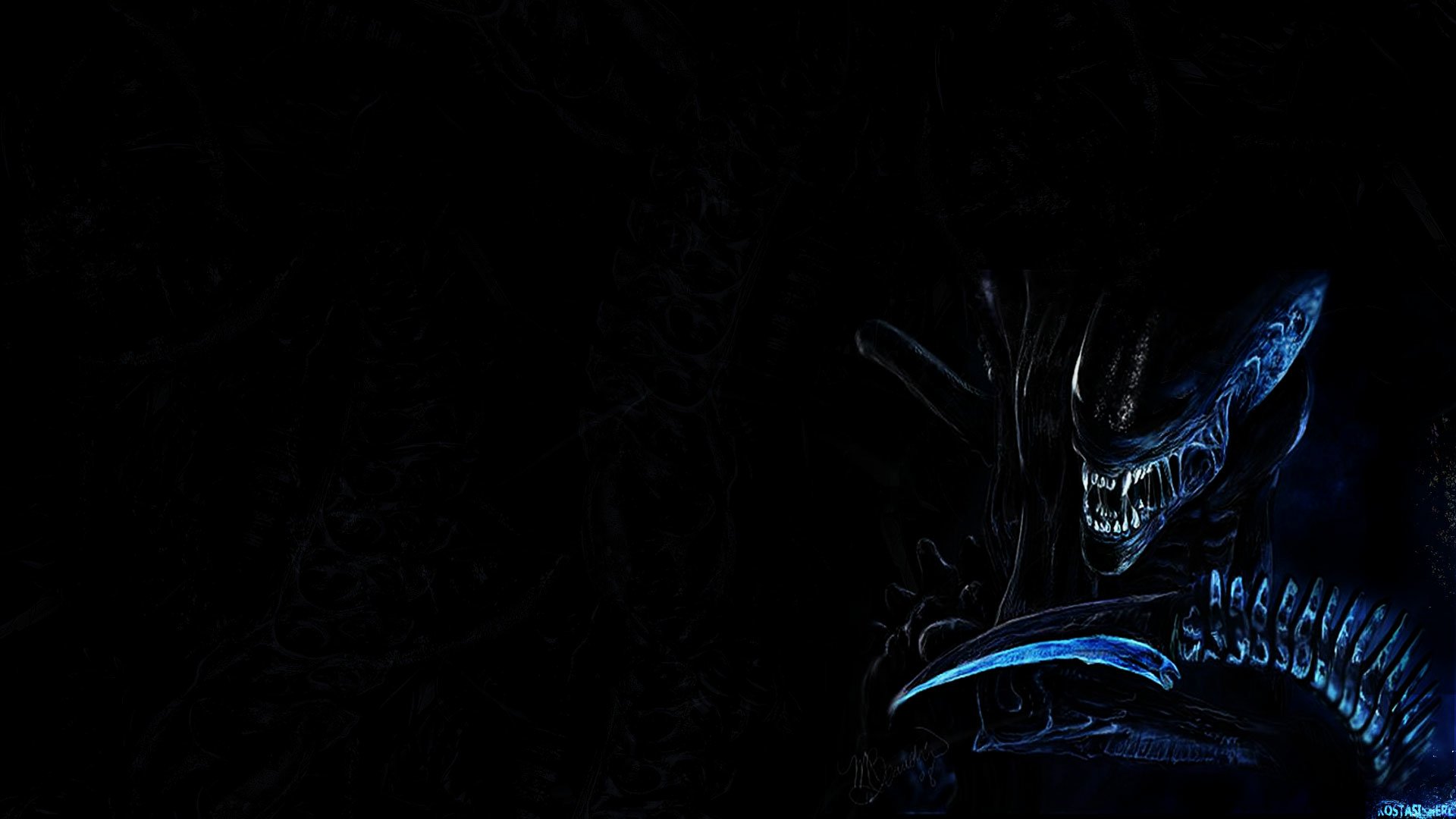 Alien HD Wallpaper: Dark Encounters from the Movie Realm