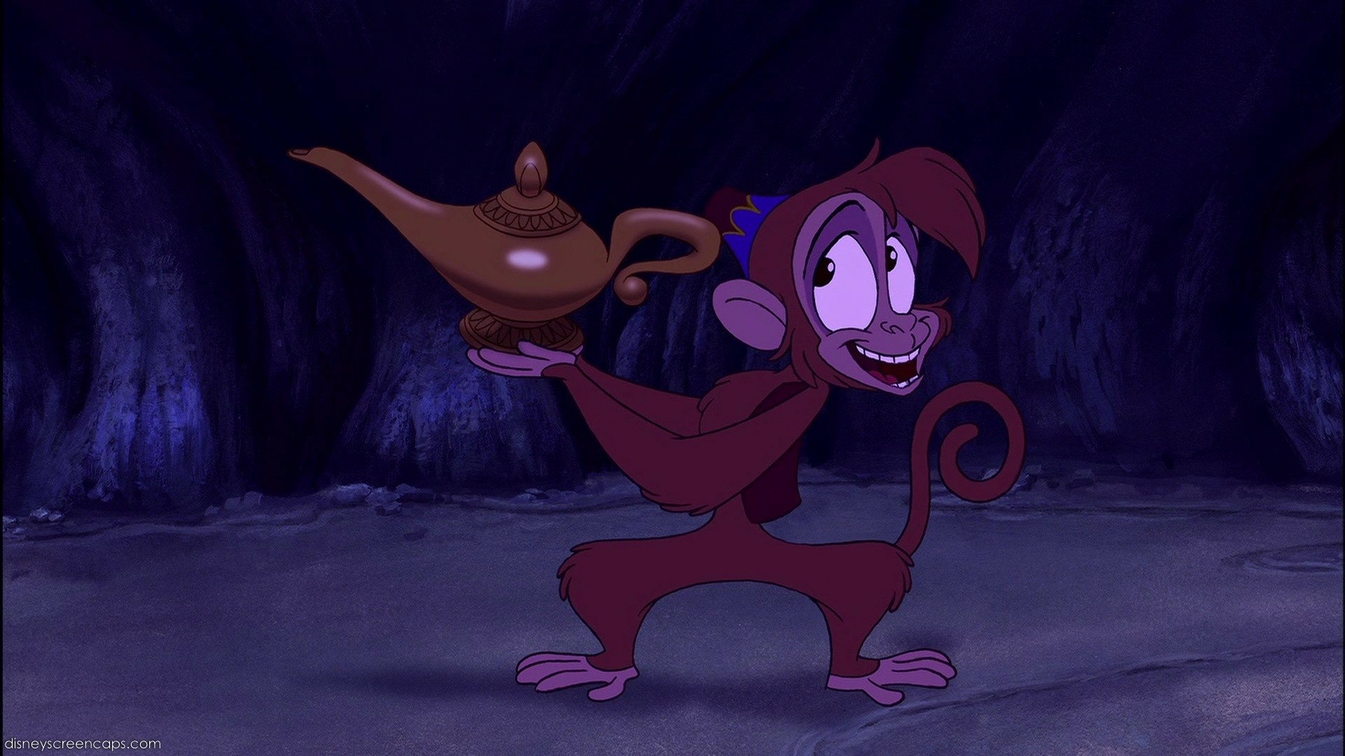 Aladdin Video Game HD Wallpaper — Abu and the Magic Lamp