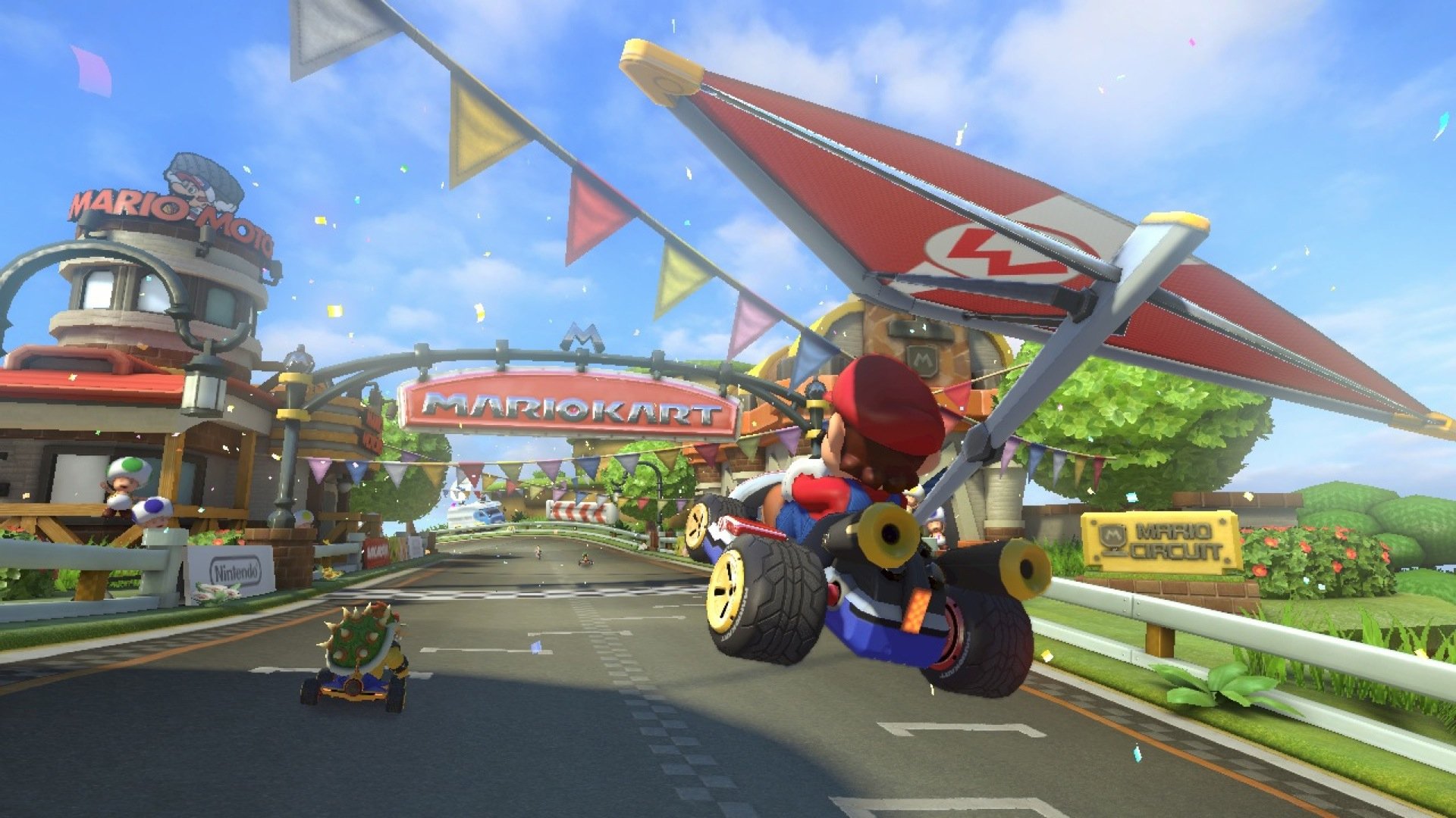 Mario Kart 8 HD Wallpaper - Exciting Race Action