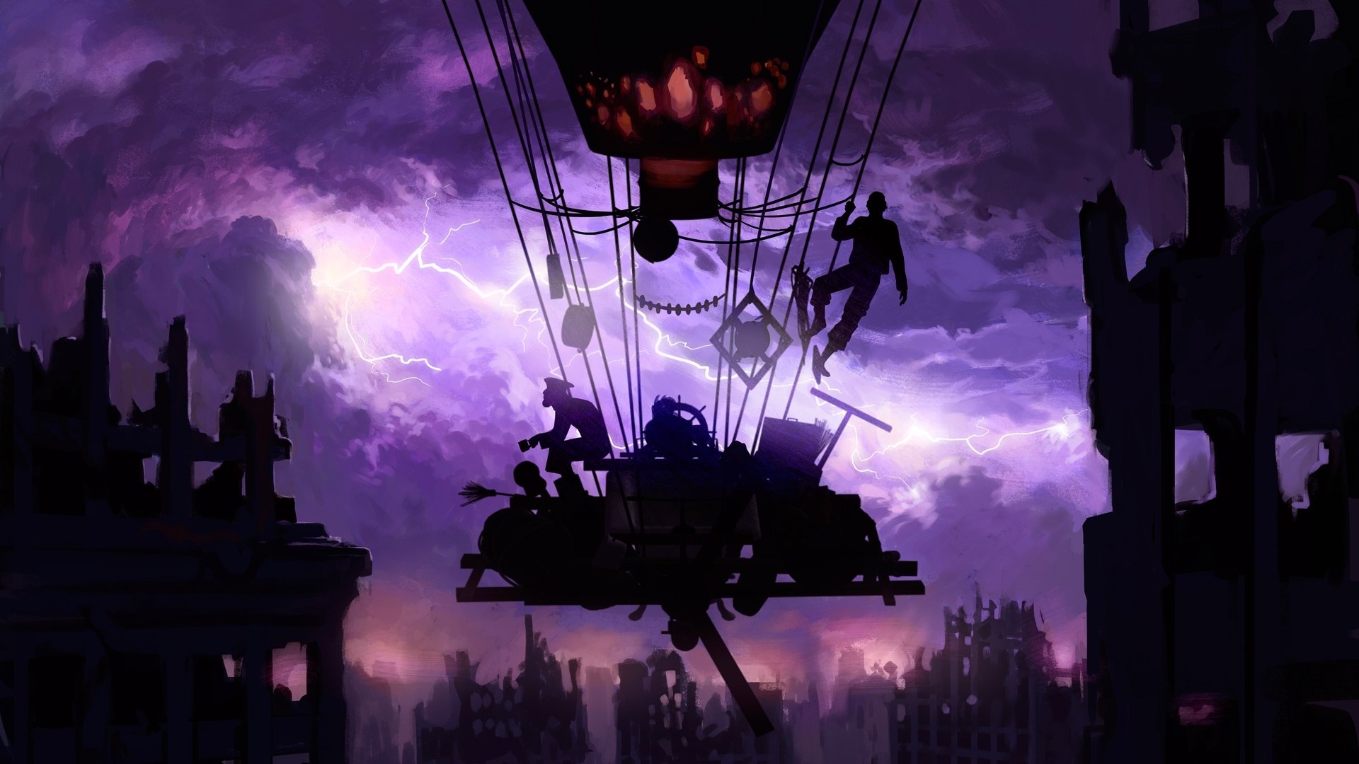 Romantically Apocalyptic: Electrifying Comic HD Wallpaper