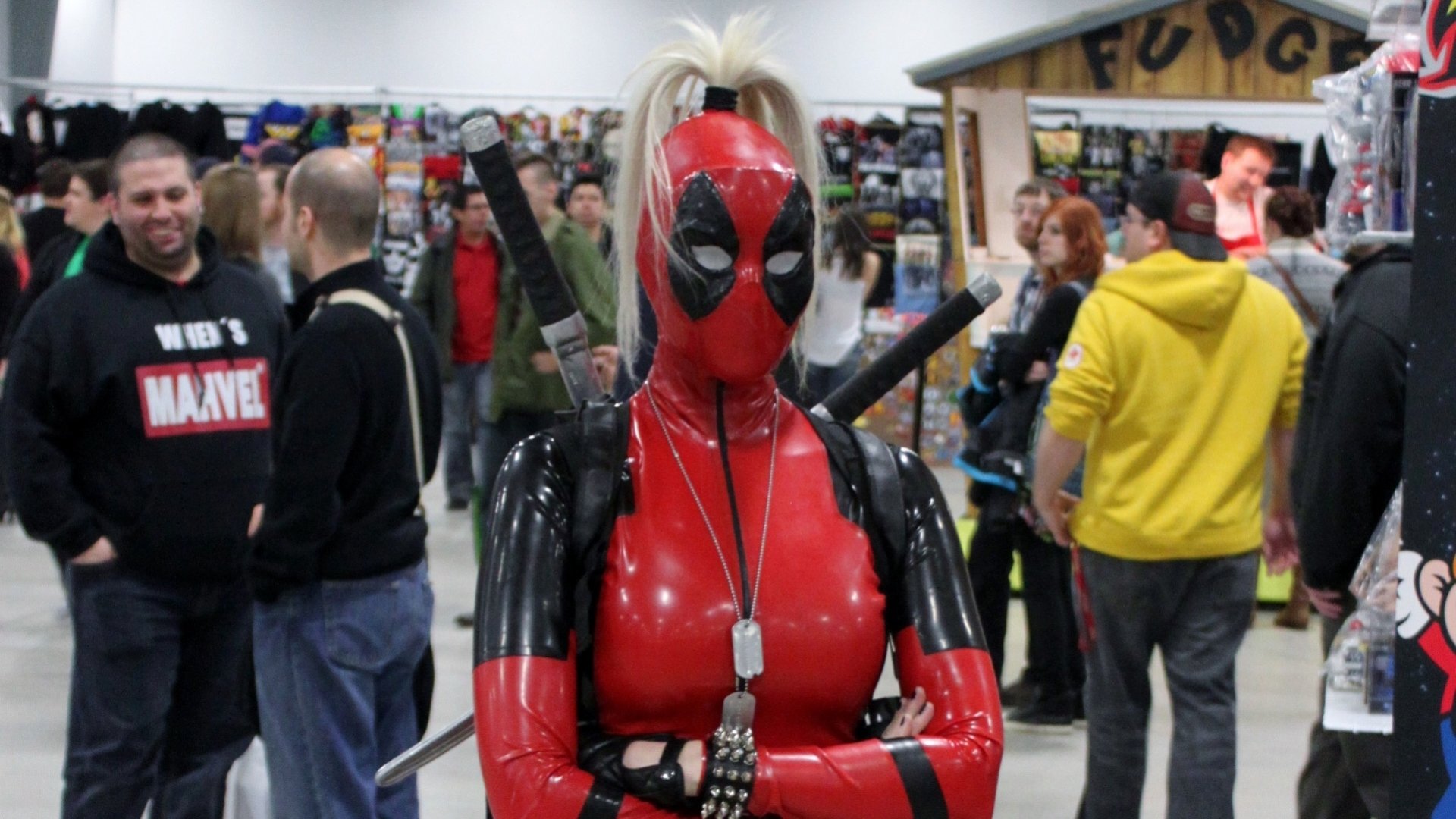 Lady Deadpool Cosplay — HD Wallpaper | 1921x1081 | Wallpaper Abyss