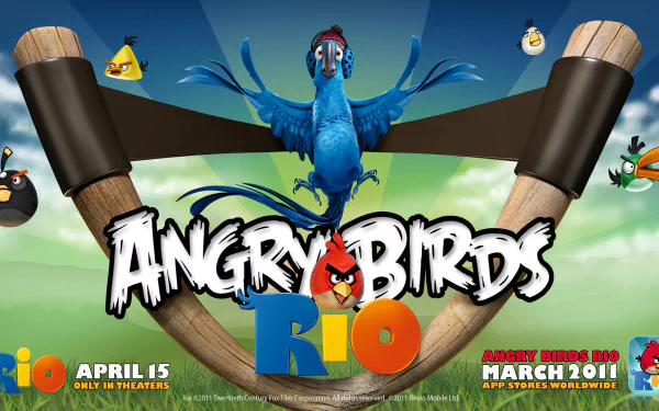 Angry Birds Rio Wallpapers