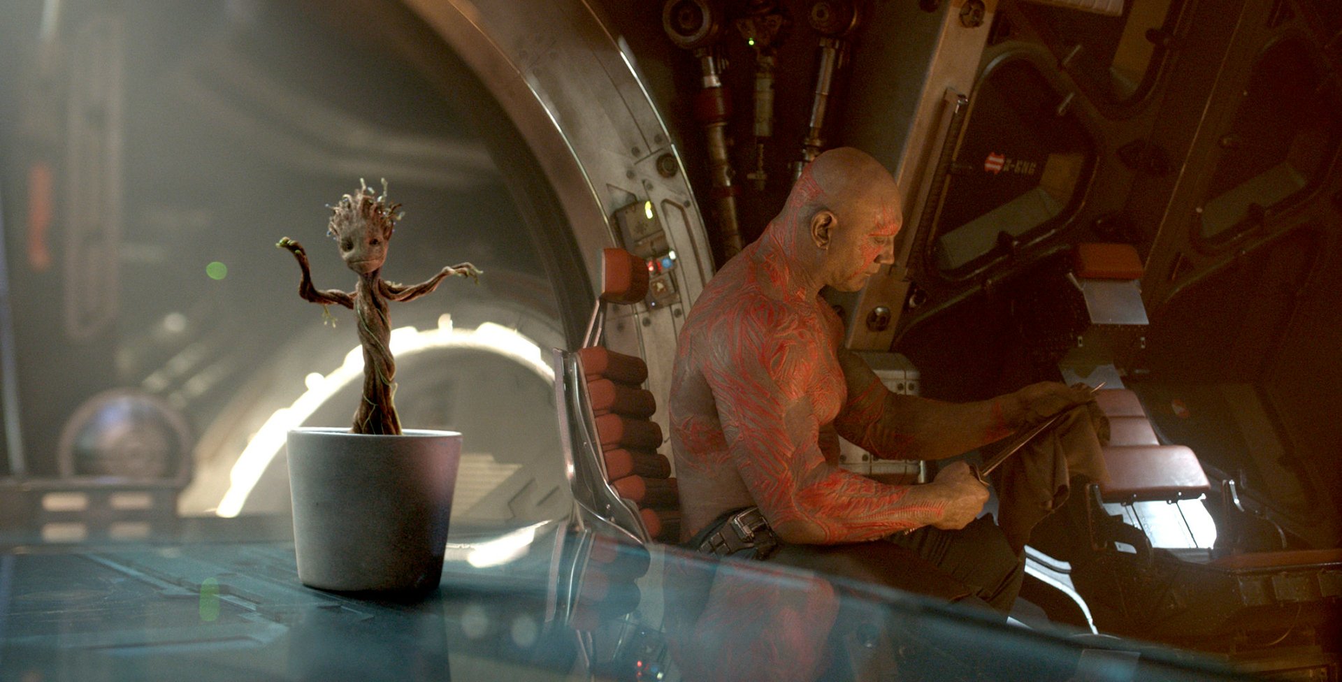 Guardians of the Galaxy HD Wallpaper: Drax the Destroyer & Groot