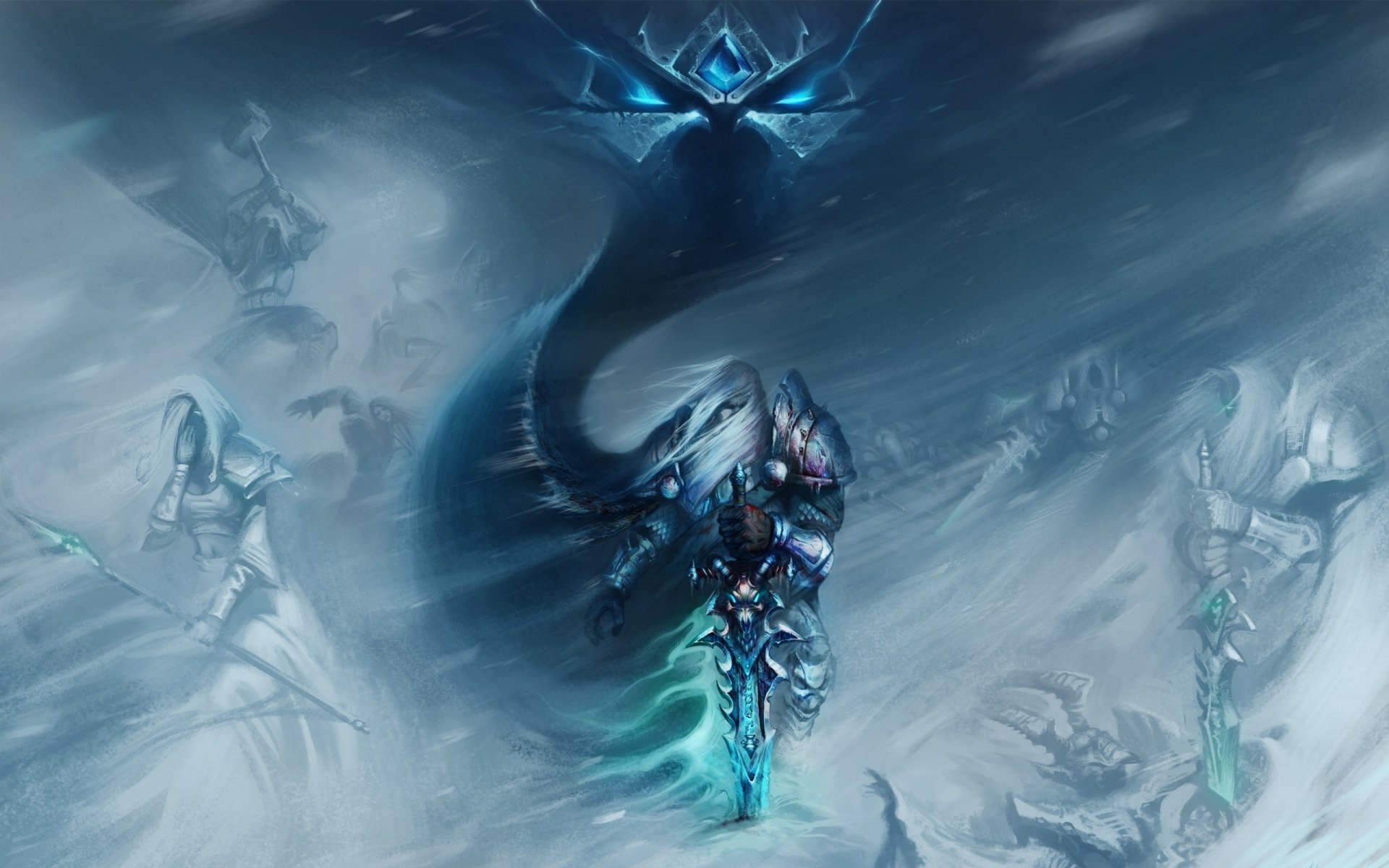 Epic World of Warcraft HD Wallpaper – Frosty Video Game Fantasy
