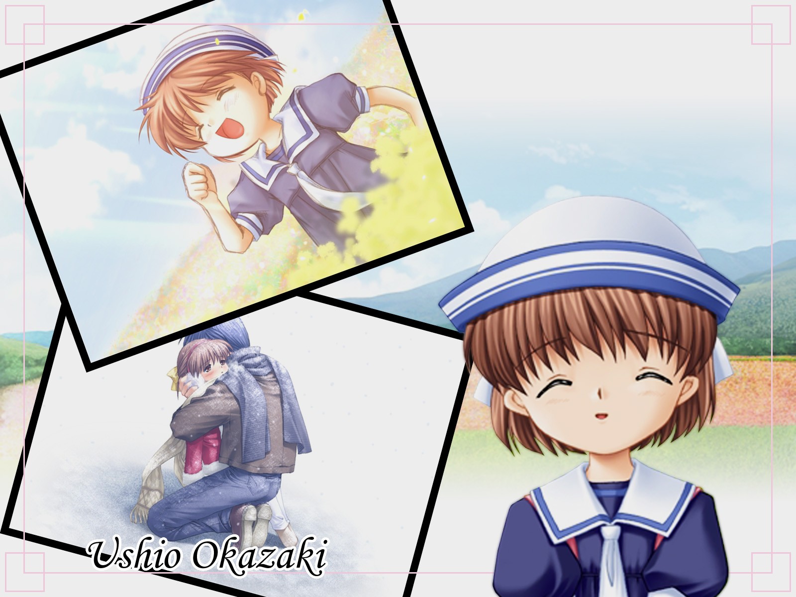 Download Tomoya Okazaki Ushio Okazaki Anime Clannad Wallpaper