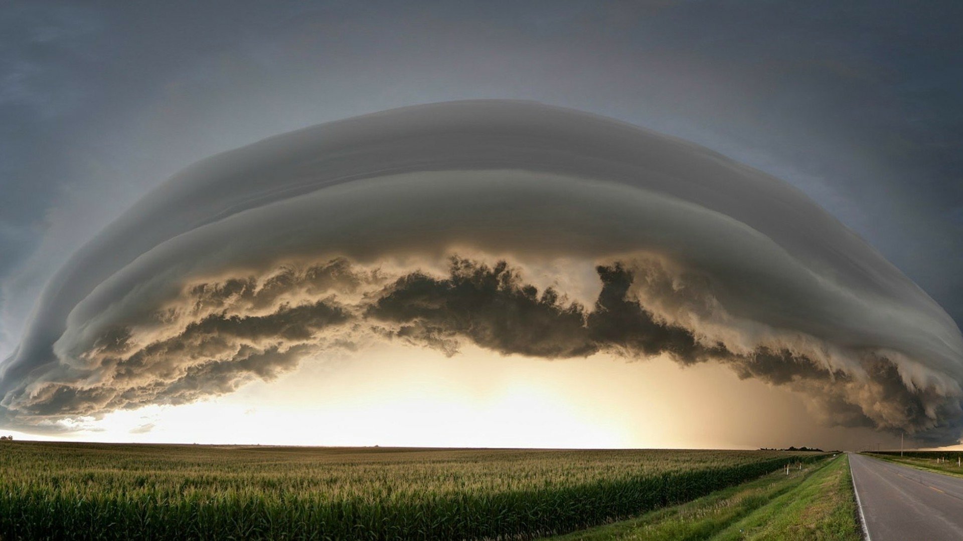 Download Field Cloud Nature Storm HD Wallpaper | 1920x1080 | Wallpaper ...