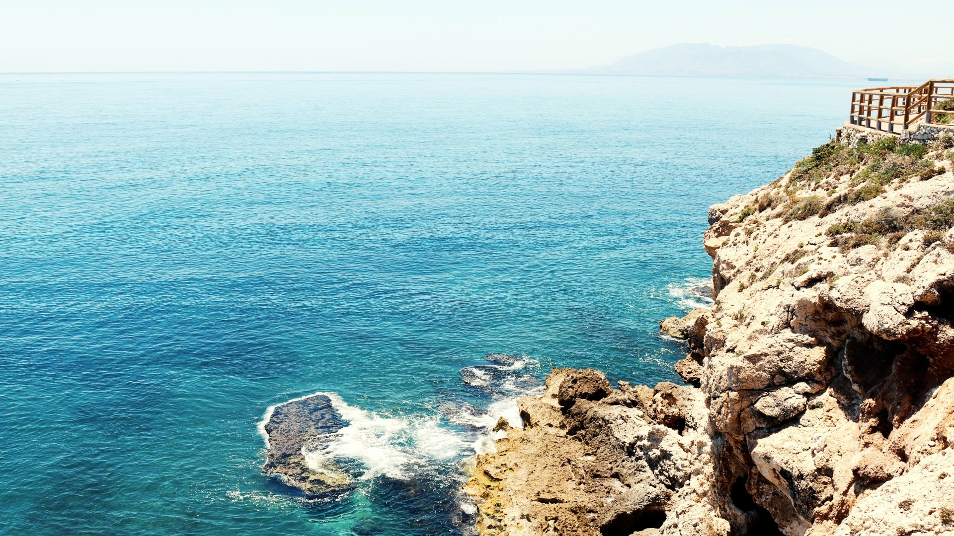 Download Seascape Nature Cliff 4k Ultra HD Wallpaper