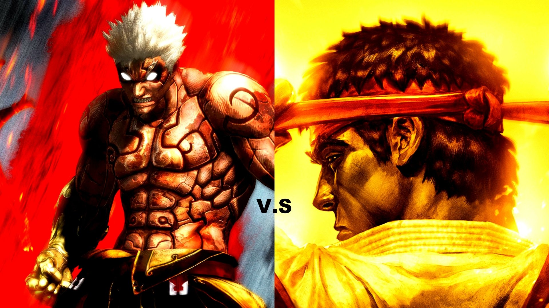 Download Video Game Asura's Wrath Street Fighter 4k Ultra HD Wallpaper