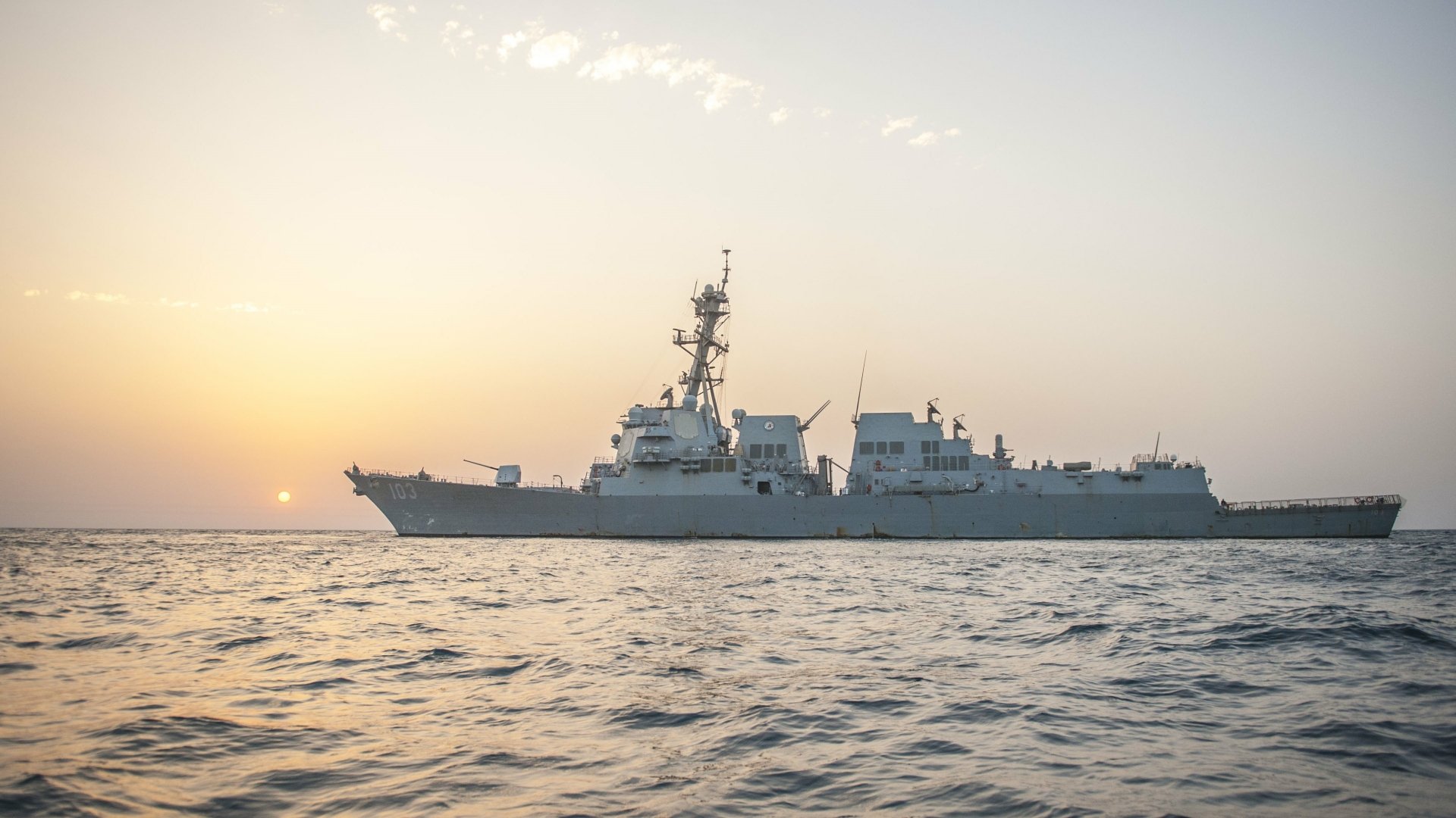 USS Truxtun (DDG-103) - 4K Ultra HD Military Destroyer Wallpaper