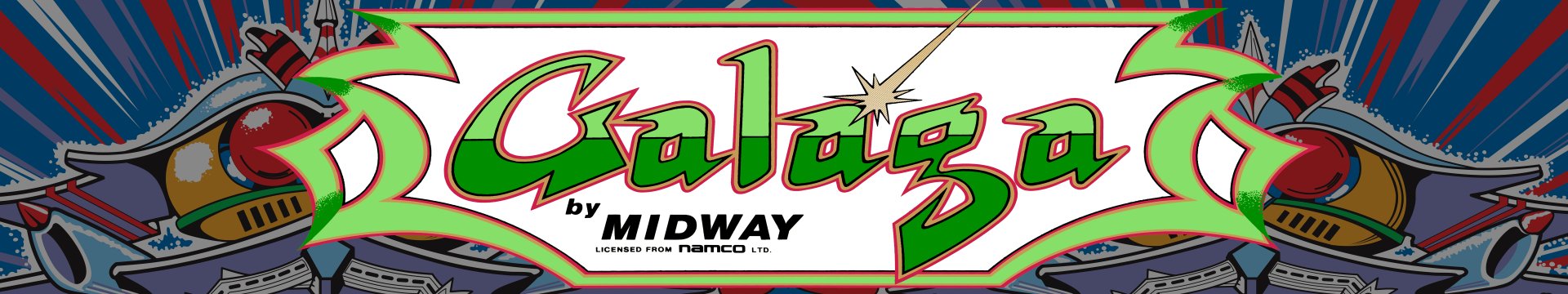 Galaga HD: Classic Arcade Video Game Wall Art