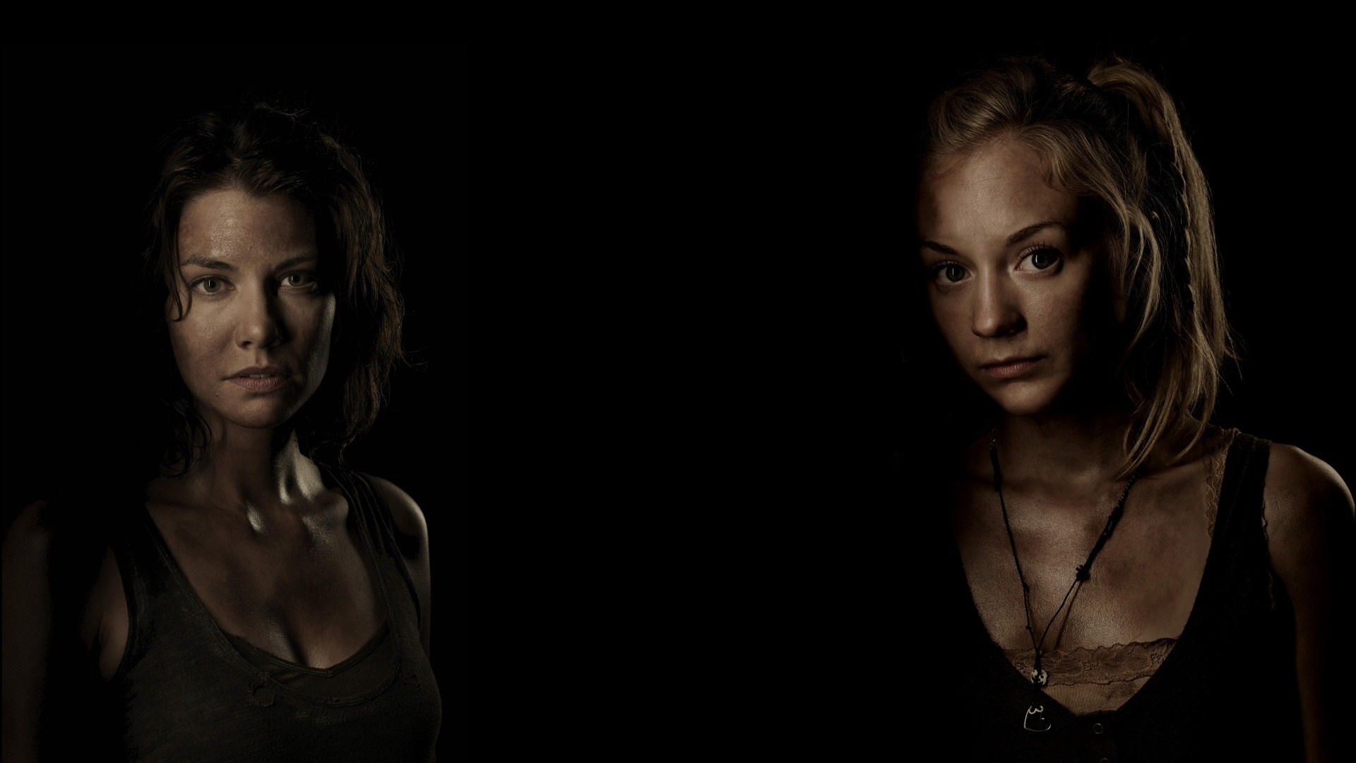 The Walking Dead HD Wallpaper: Intense Character Portraits