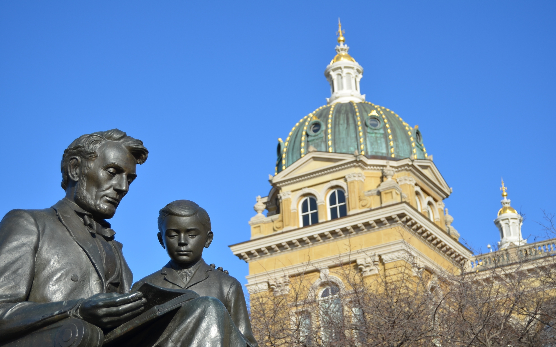 Download Man Made Iowa State Capitol HD Wallpaper