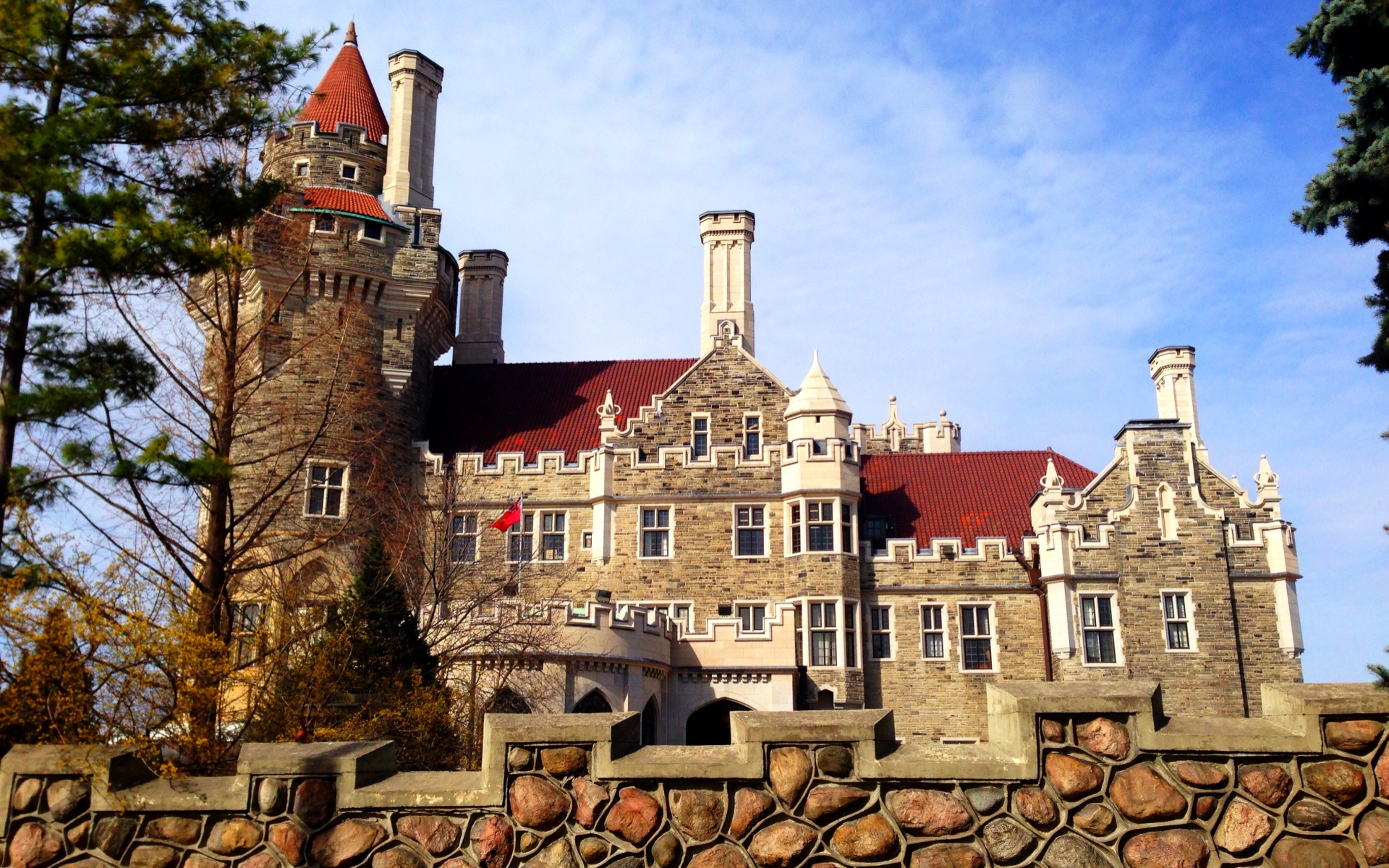 Download Man Made Casa Loma HD Wallpaper