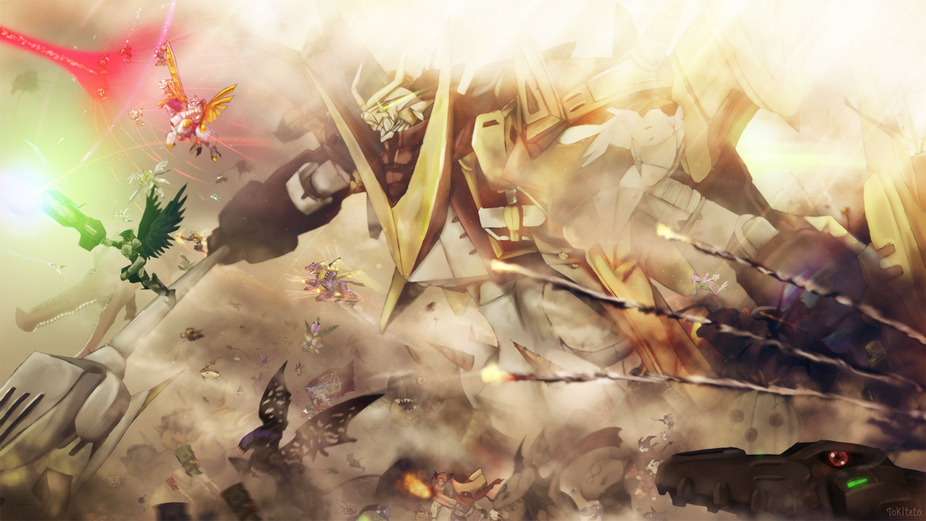 Epic Digimon Battle: HD Anime Wallpaper