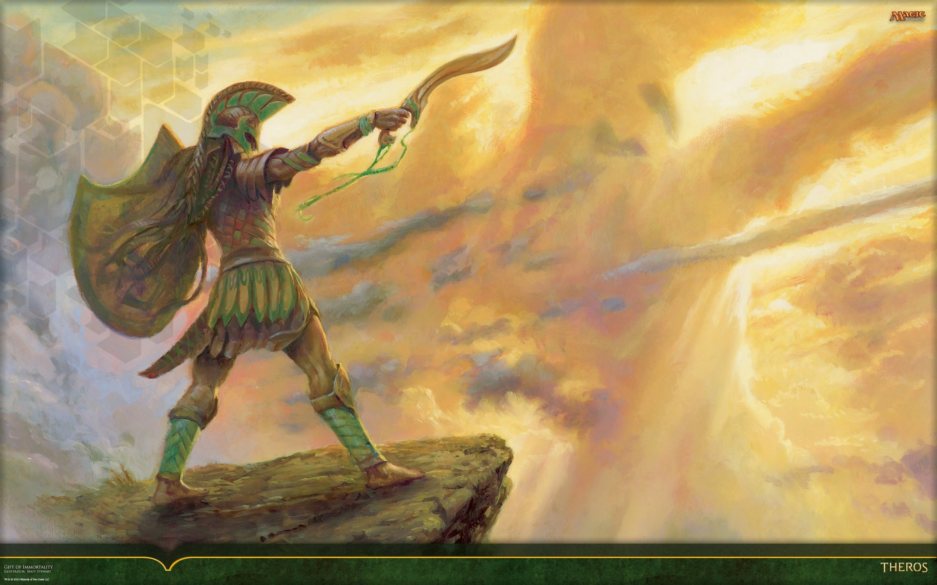 Golden Sky Archer — Magic: The Gathering 2K Quad HD Wallpaper ...