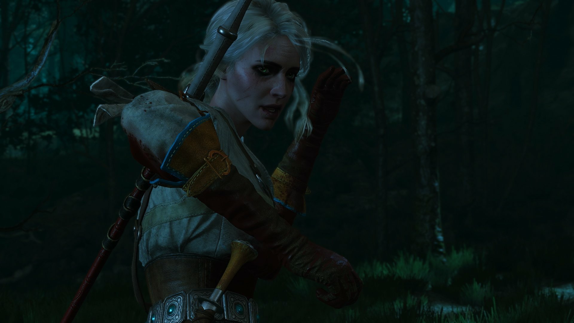 Ciri in the Shadows – HD Witcher 3: Wild Hunt Wallpaper | 1920x1080 ...
