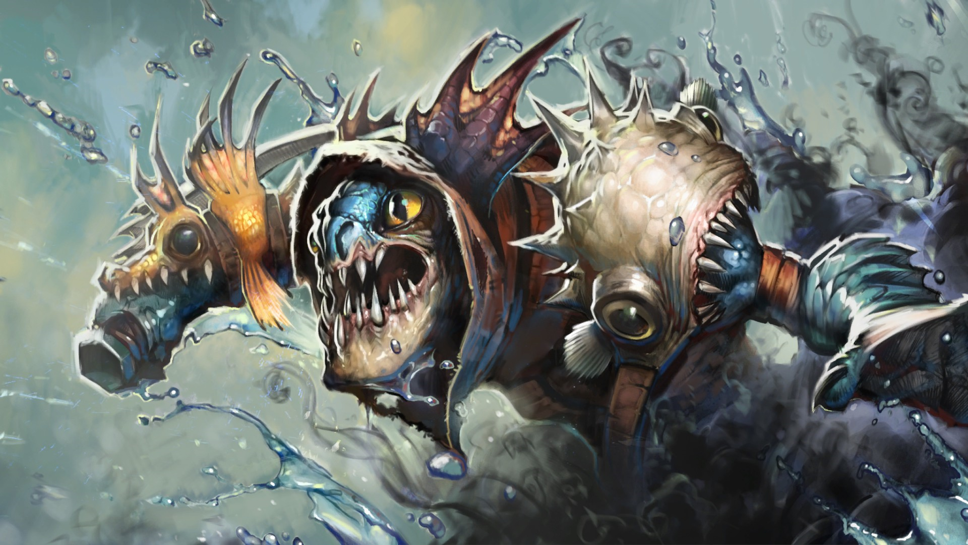 Epic DotA 2 HD Wallpaper: Unleashing the Water Beast