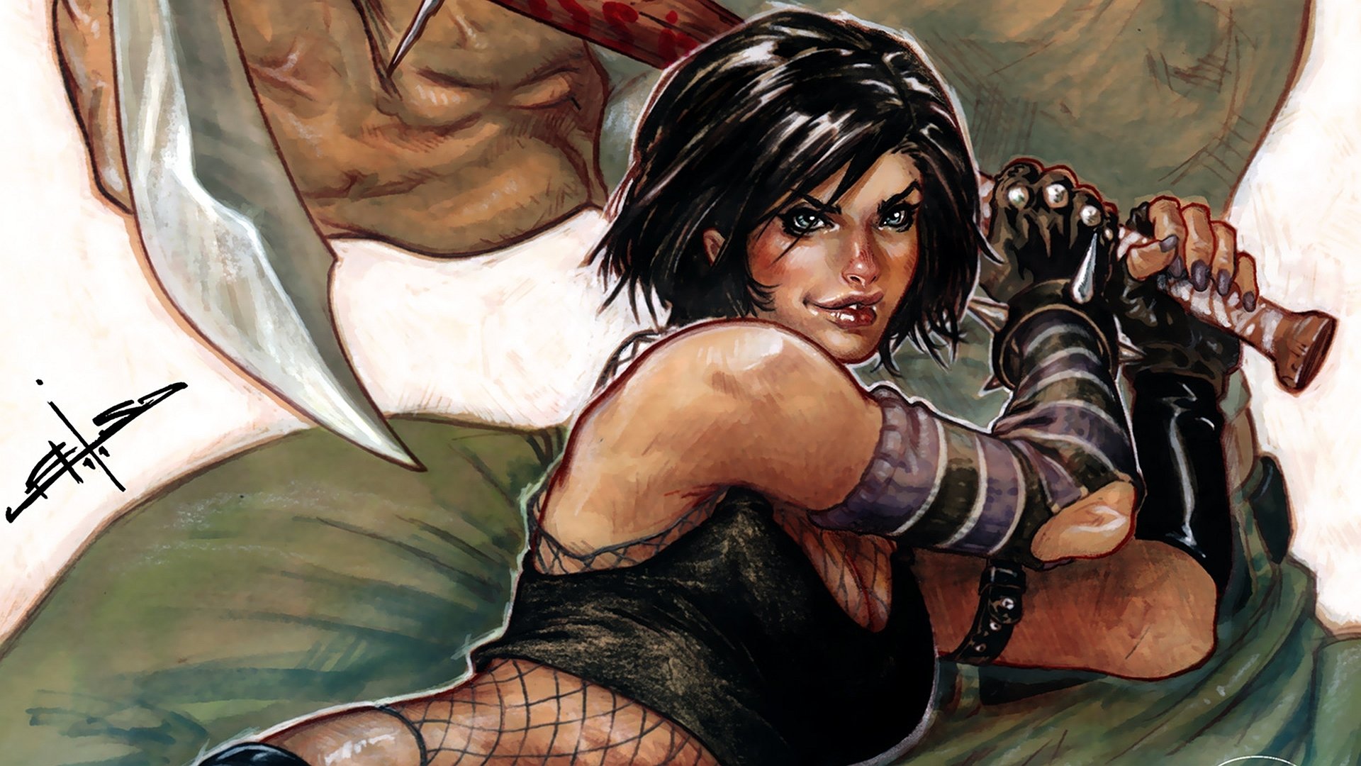 Hack Slash Black Wallpaper Comics