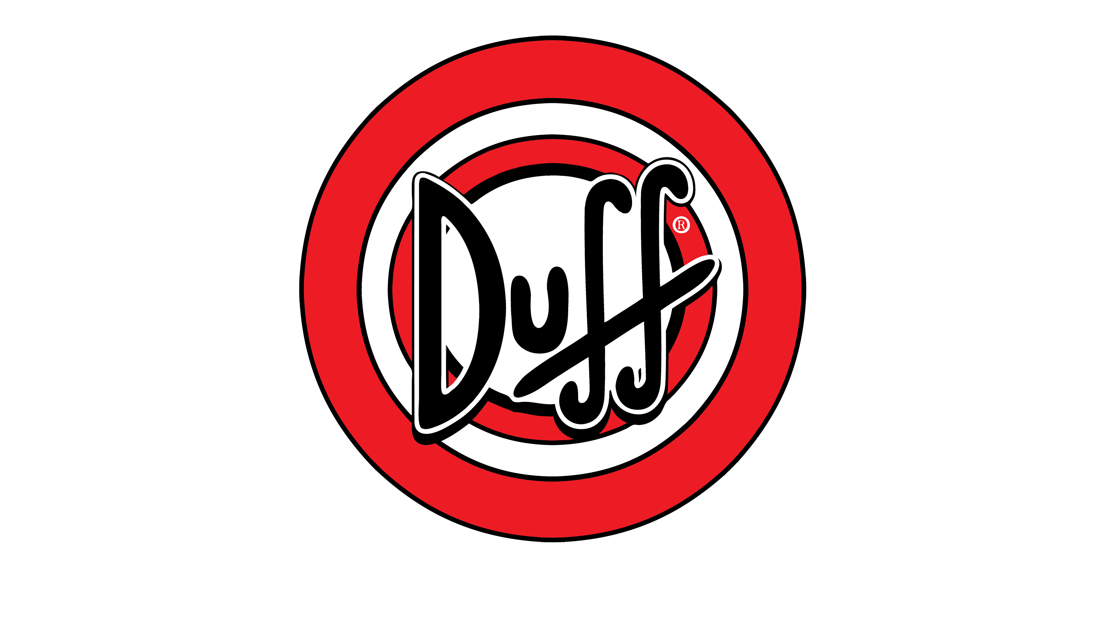 4K Ultra HD Duff Beer Logo – The Simpsons TV Show Icon