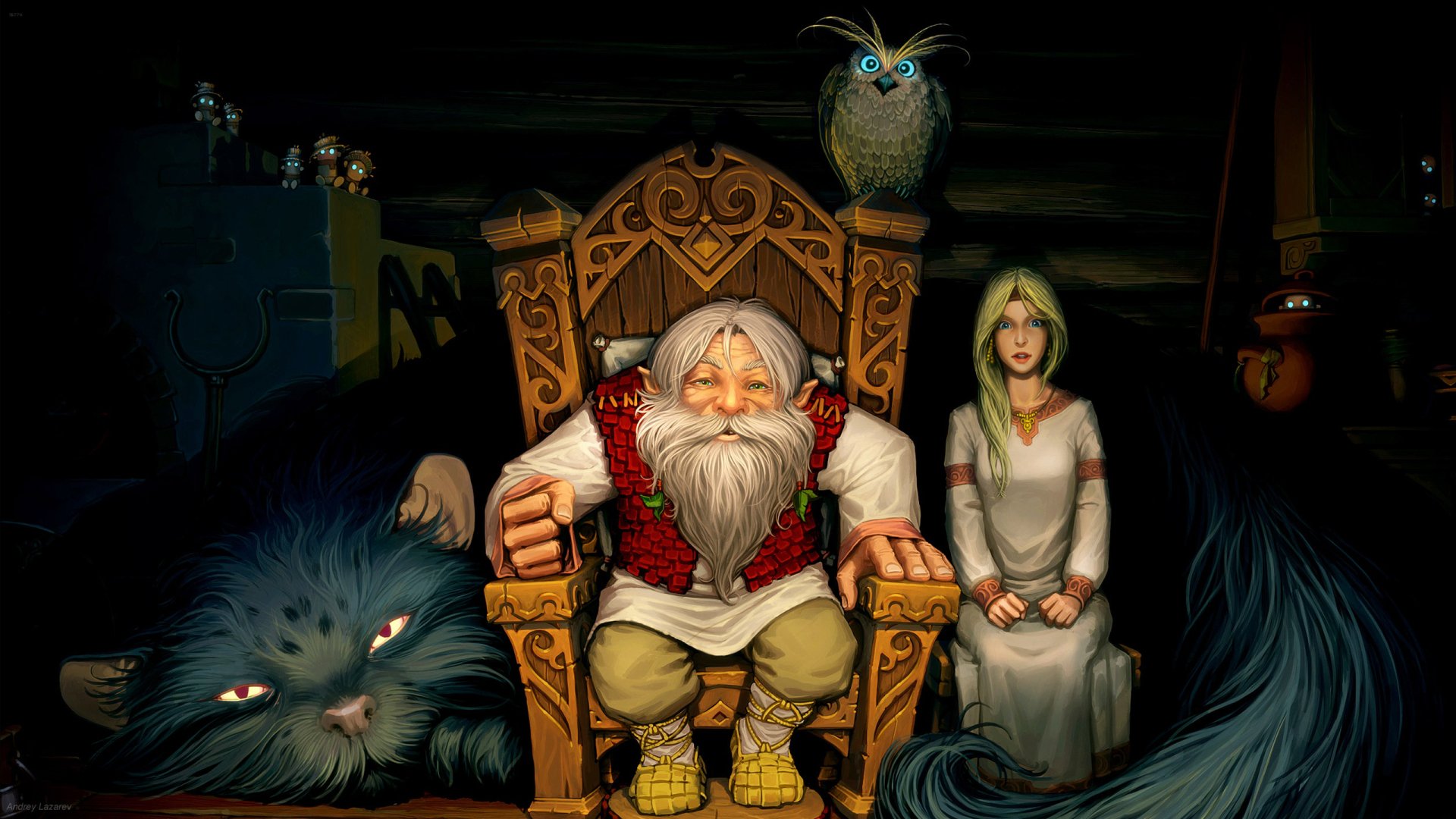 Download Fantasy People HD Wallpaper by Andrey Lazarev