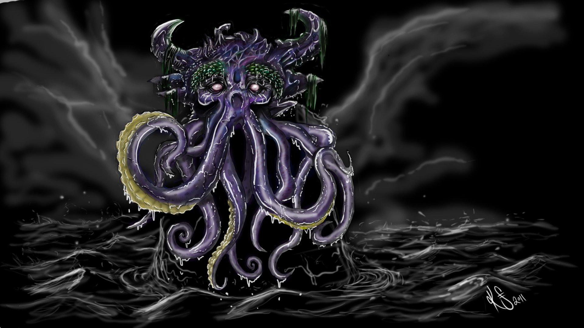 Download Fantasy Cthulhu HD Wallpaper